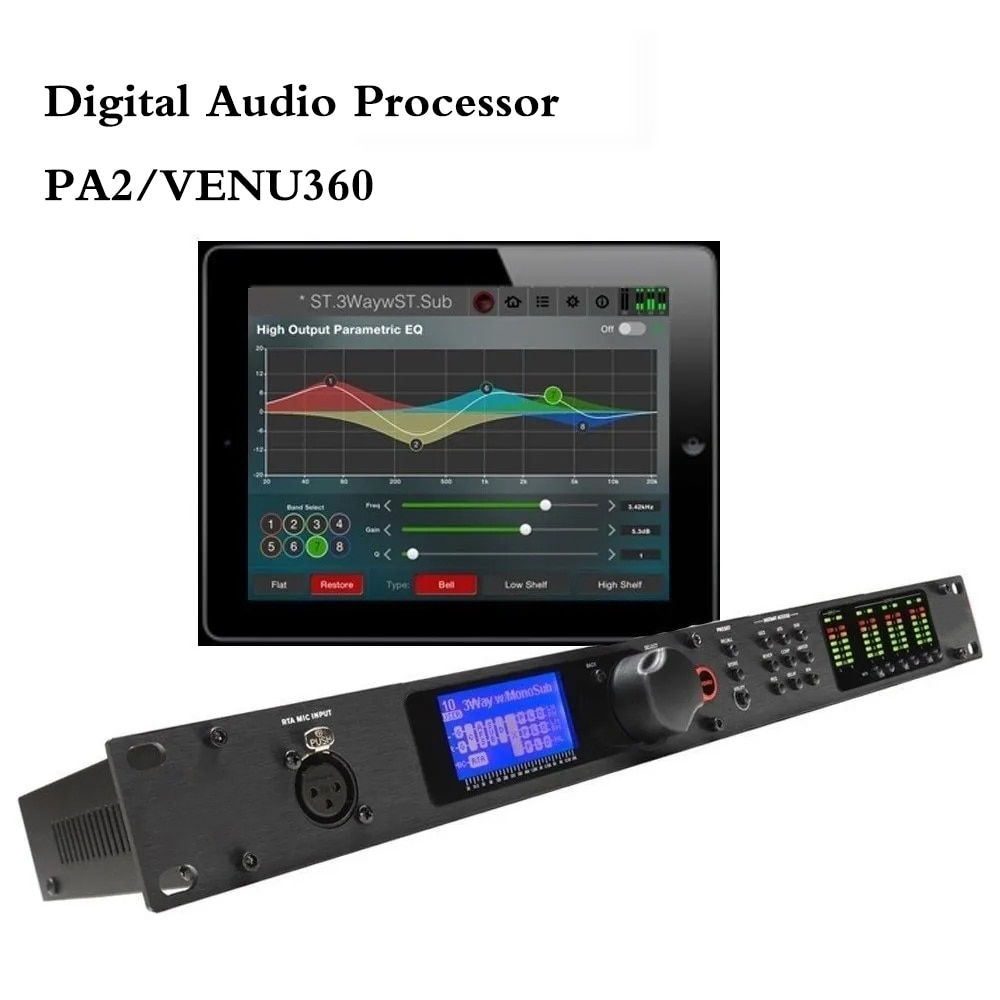 PA2/VENU360 2 Input 6 Output Stage Audio Processor Original Software Pro Audio Driver Rack ...