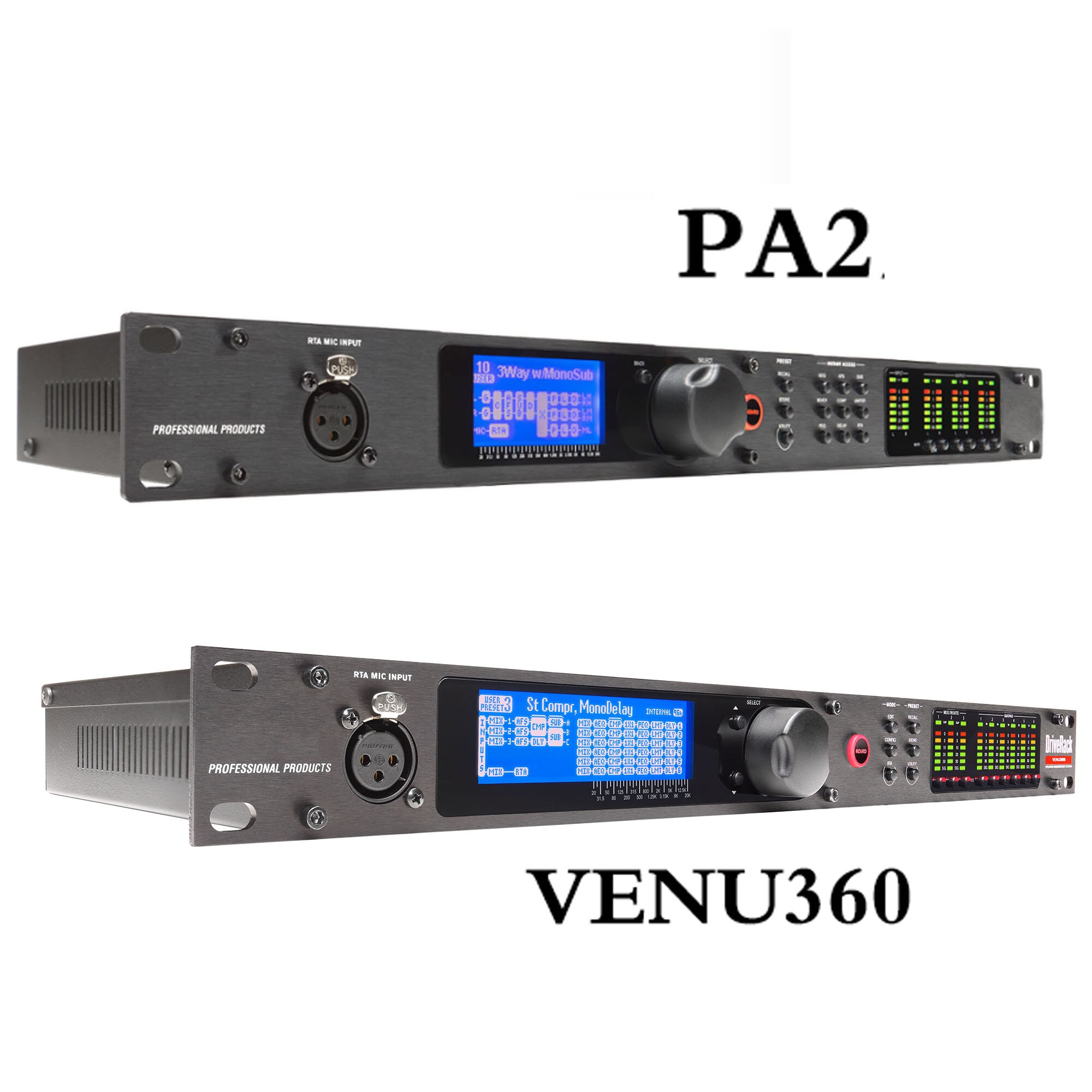 PA2/VENU360 2 Input 6 Output Stage Audio Processor Original Software Pro Audio Driver Rack ...