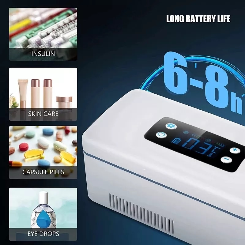Rechargeable Drugs Refrigerators Mini Travel Insulin Cooler Box ...